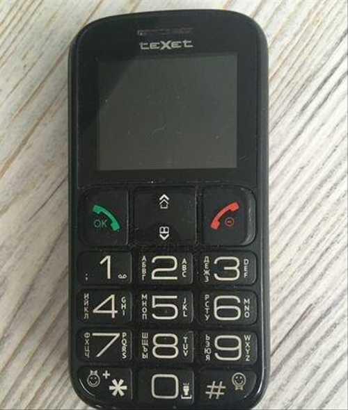 Продам Телефон б/у teXet без батареи