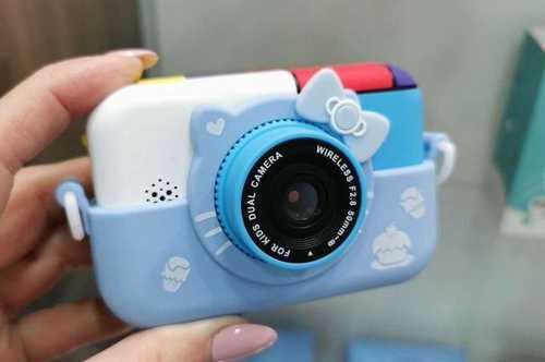 Детский цифровой фотоаппарат котик