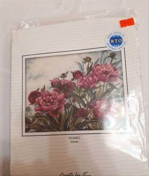 Вышивка RTO M272 Пионы Peonies