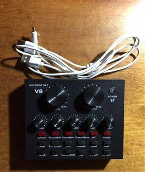 Live sound card v8