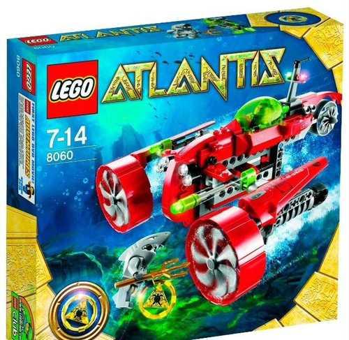 Lego Atlantis 8060 Субмарина Тайфун Турбо новый