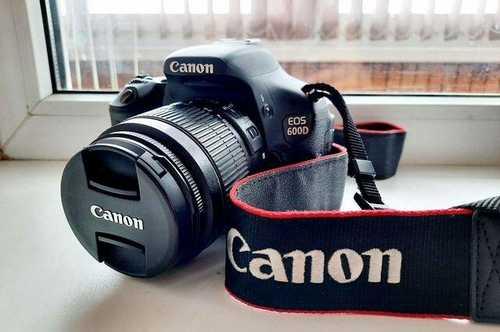 Зеркальный фотоаппарат Canon EOS 600DKit 18-55