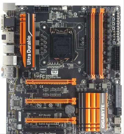 Топовый комплект Gigabyte z97x-soc/i5 4460/8gb