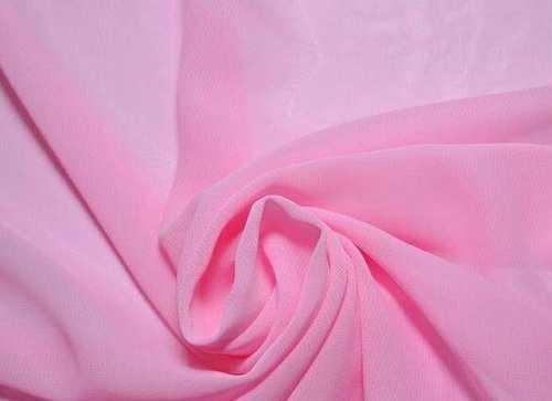 Ткань лёгкая шифон розовая