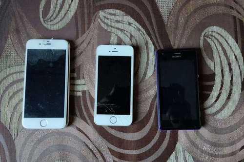 iPhone 6s iPhone 5s Sony xperia M C1905