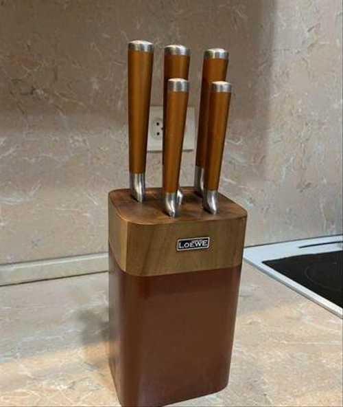 Набор ножей Loewe 5шт (коричневый)