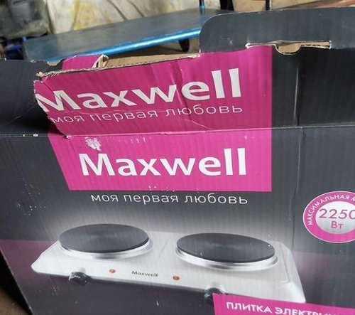Плита электрическая maxwell настольная