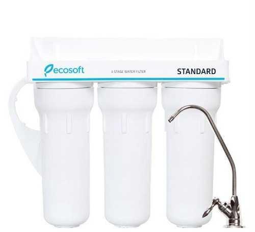 Проточный трёхступенчатый фильтр Ecosoft Standard