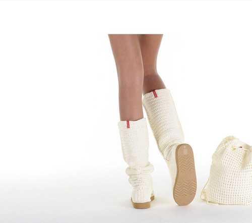 Летние Вязаные Сапоги Livs Classic Tall Cream