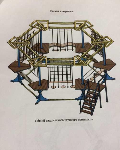 Игровой комплекс Верёвочный парк