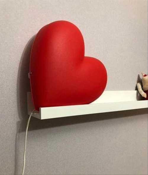Светильник-бра сердце из IKEA