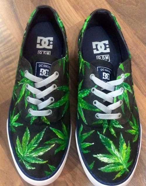 Фантазийные Кеды DC shoes. Размер 42.5