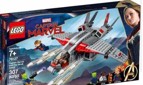 76127 Lego Super heroes Капитан Марвел Атака скрул