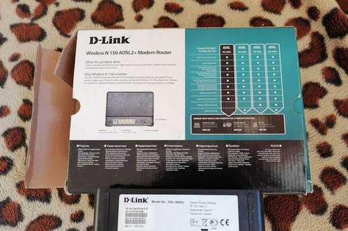 Роутер d link Dsl 2640 u