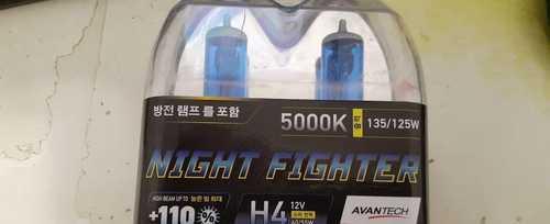 Галогеновые лампы Avantech night fighter H4 AB5004