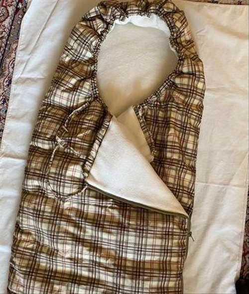 Конверт одеяло для новорожденных