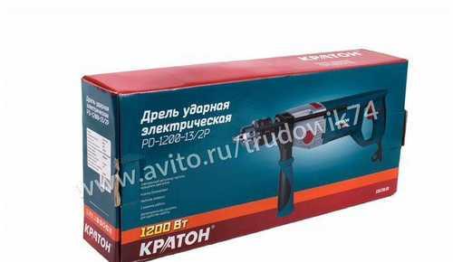 Дрель ударная Кратон PD-1200-13/2P