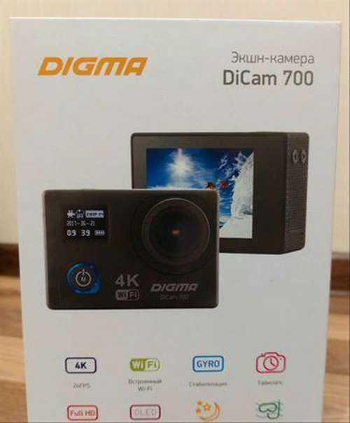 Экшн-камера digma DiCam 700