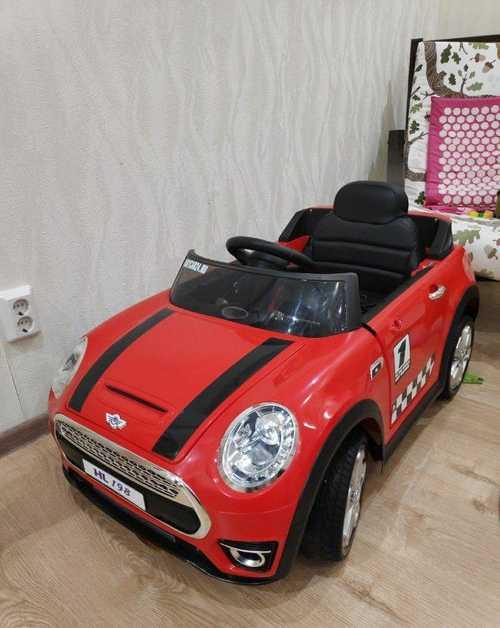 Детский электромобиль Mini Cooper HL198-Red