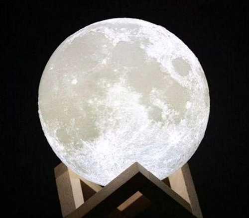 3D ночник светильник "луна"