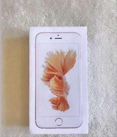 Коробка iPhone 6s rose gold