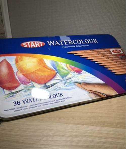 Акварельные карандаши Start watercolour 36 цветов
