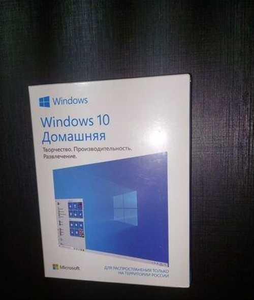 Новая нераспакованная установочная флеш Windows 10