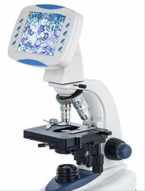Микроскоп цифровой Levenhuk D90L LCD, монокулярный