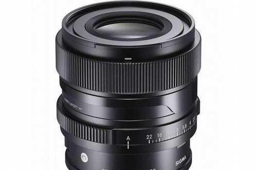 Sigma 65mm F/2.0 DG DN C Sony E-Mount