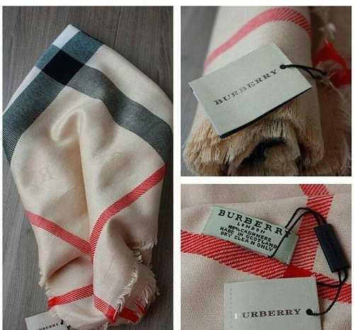 Платок Шарф Burberry В Клетку Берберри Барбери Теп