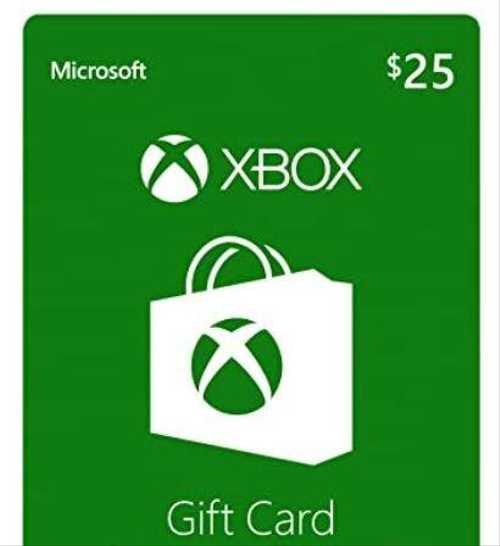Xbox Gift Card 25 (1700 - 1800р.)