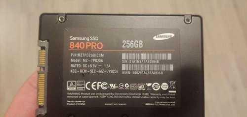 Жесткий диск ssd Samsung 840 PRO 256gb