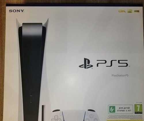 Sony playstation 5 с дисководом (blue ray)