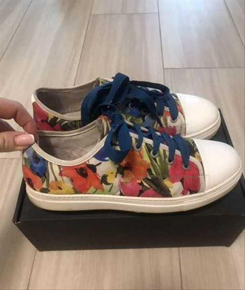 Белые Кеды кроссы jog dog Италия оригинал