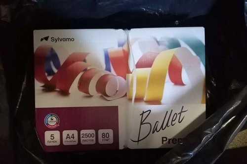 Бумага А4 500 л, Ballet Premier 80 г, класс А