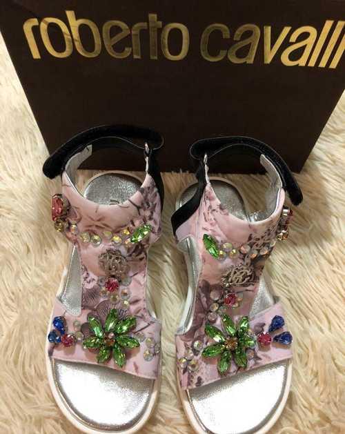 Сандалии и ободок оригинал Roberto cavalli