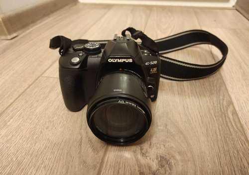 Зеркалка Olympus E520 с двумя объективами