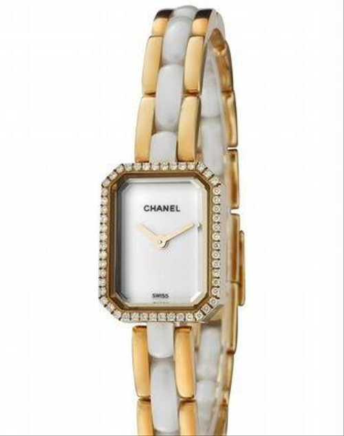 Chanel Premiere Ceramic Yellow Gold Diamonds H2435