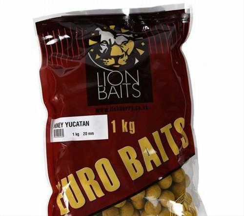 Бойлы lion baits 20мм мед-1кг