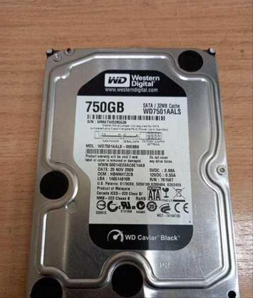 Жесткий диск 750 Gb