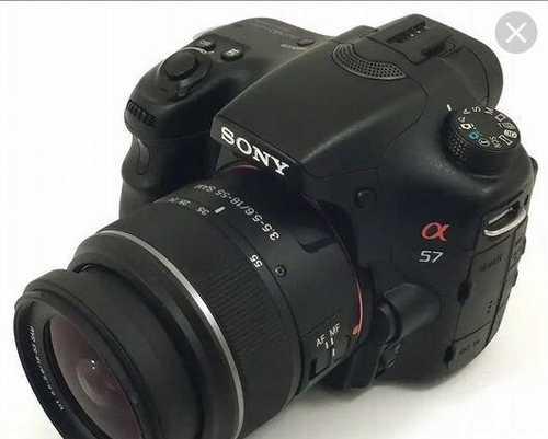 Зеркальный фотоаппарат sony alpha57