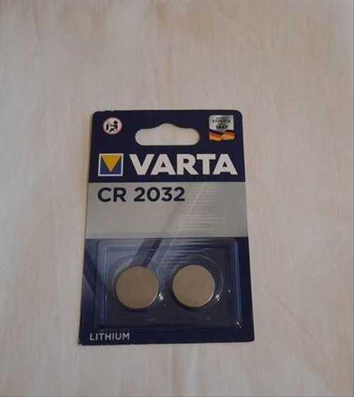 Батарейки Varta CR2032 2 шт запечатанные