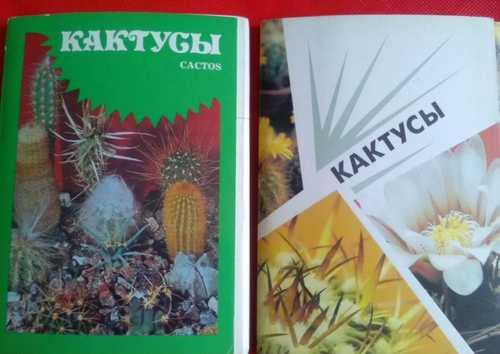 Кактусы. Наборы 84 + 90 год. Сохранность отличная