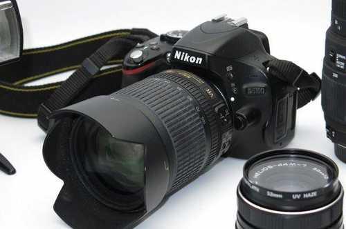 Nikon d5100 три объектива и вспышка