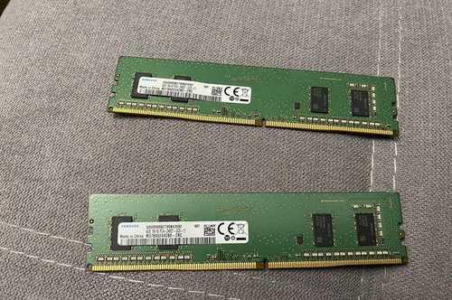Память ddr4 samsung (2x4gb)