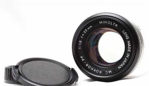 Minolta MC Rokkor-PF 55 mm f/ 1.9 55/1.9