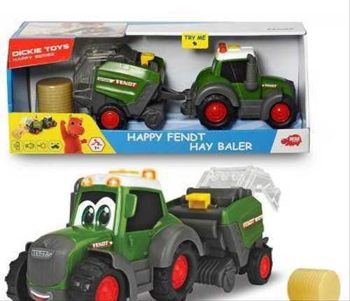 Игрушка Dickie Toys Трактор Happy Fendt с прессом