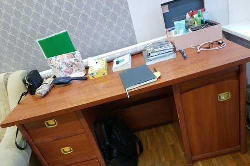 Прочный Письменный стол 140x70см + ящики *мдф28 мм