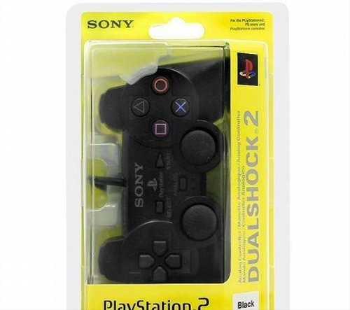 Геймпад DualShock 2 для Sony PS 2 (черный)