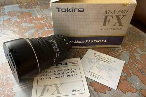 Объектив tokina 16-28mm